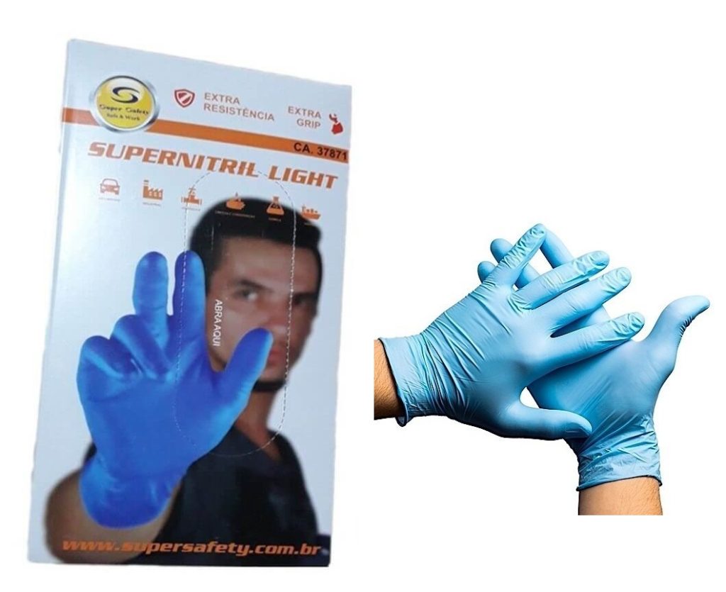 LUVA NITRÍLICA PROCEDIMENTOS TIPO CIRÚRGICA – Protecamp